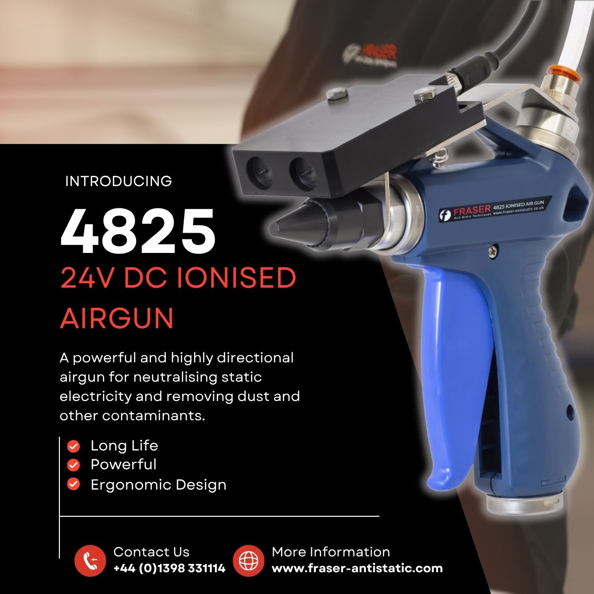 New Product Launch: Fraser Anti-Static Techniques Introduces the 24 V ...
